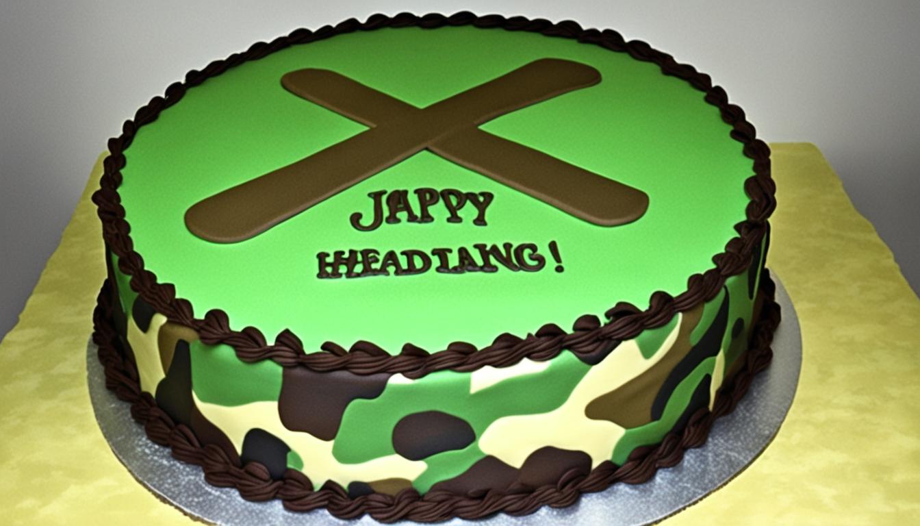 Camouflage Camo Cake