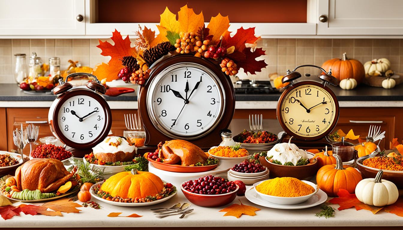 Thanksgiving Cooking Schedule