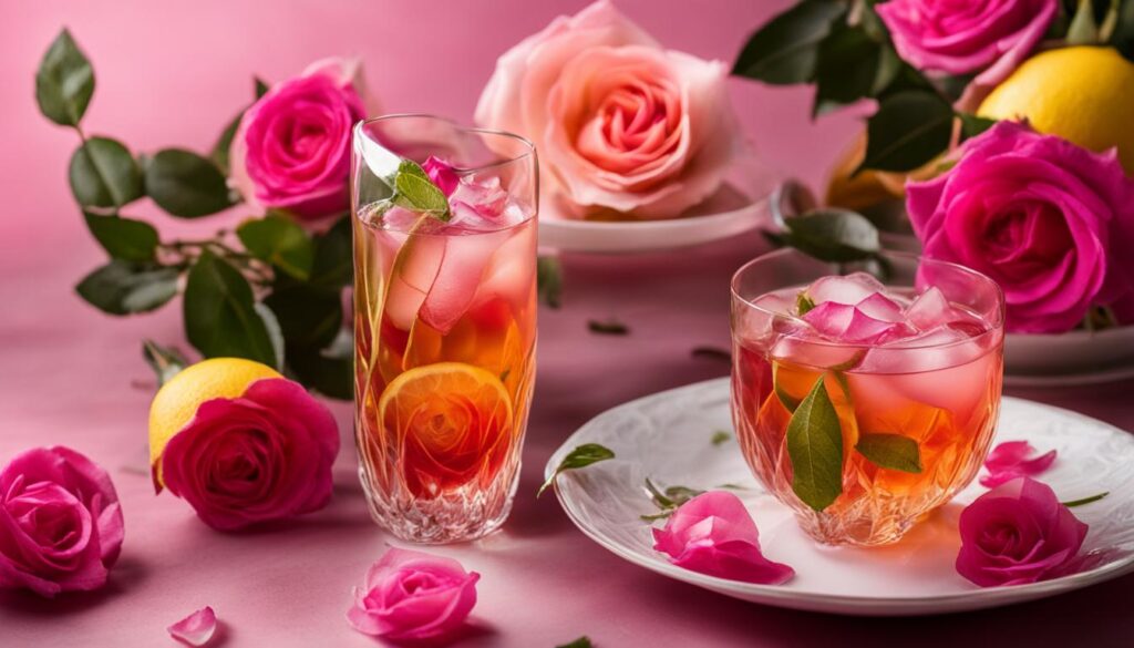 Rose Syrup Ice Tea | Simple Recipes for Breakfast, Lunch, Dinner and ...