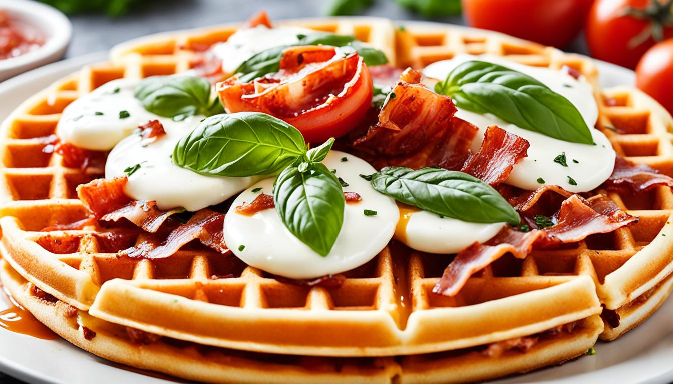 Stuffed Pizza Waffles
